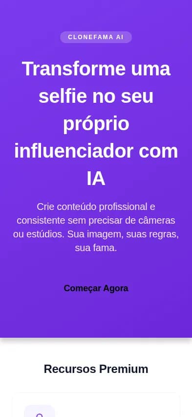 CloneFama IA Influencer