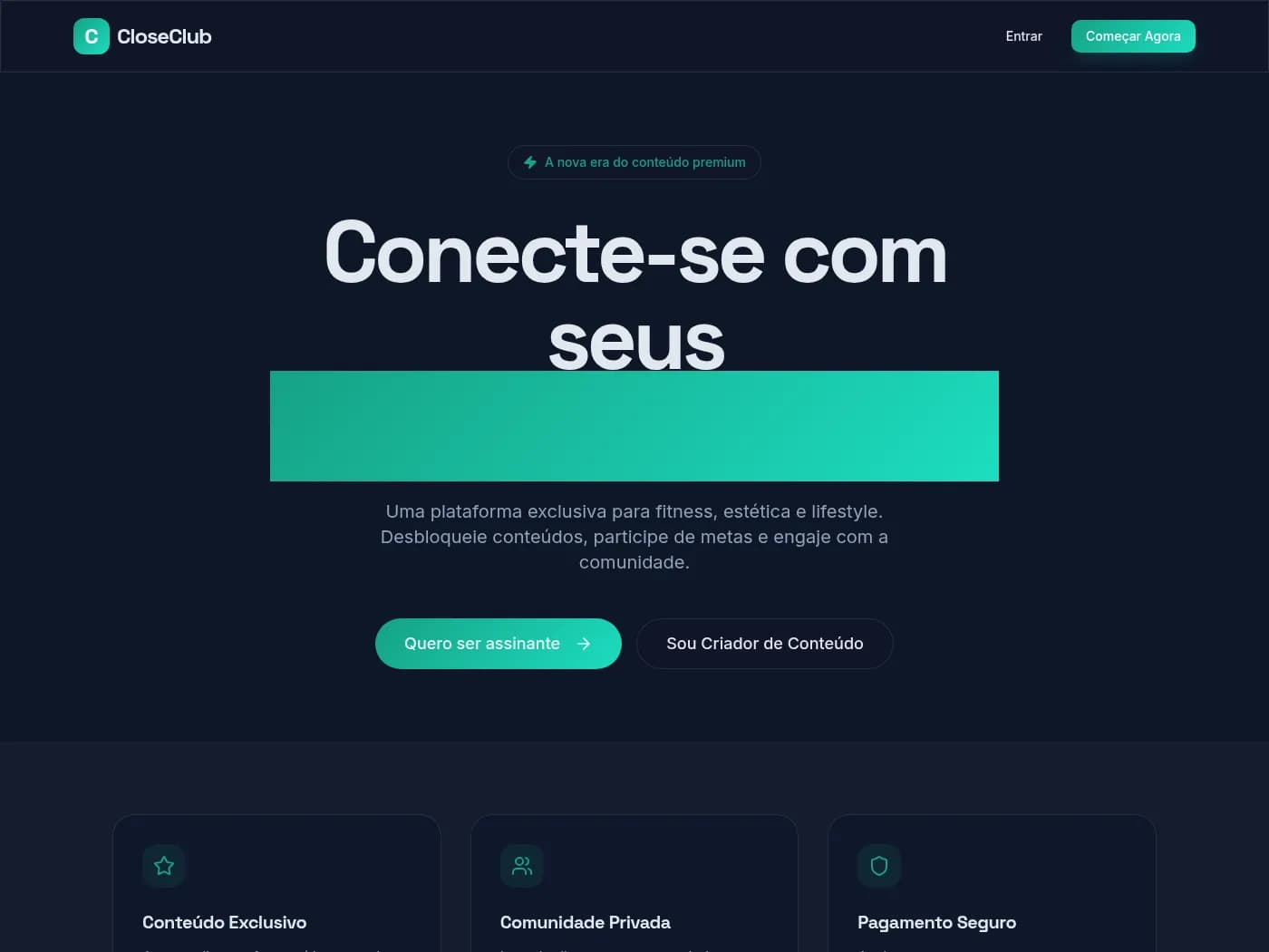 CloseClub Premium Platform