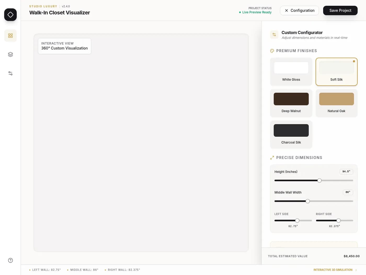 Luxury Closet Visualizer