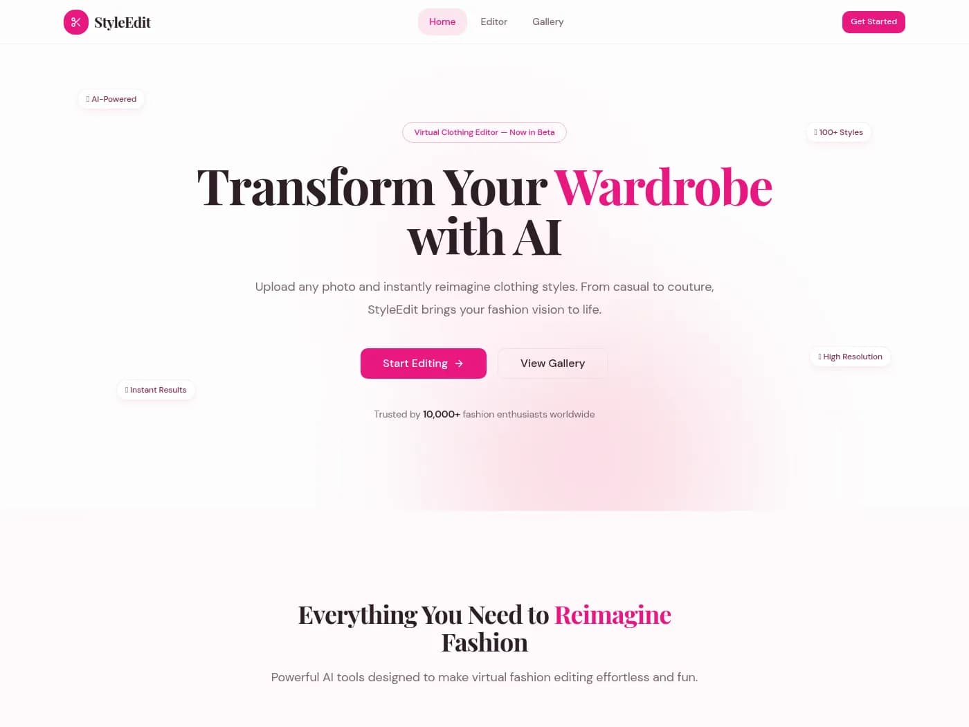 StyleEdit Web Studio