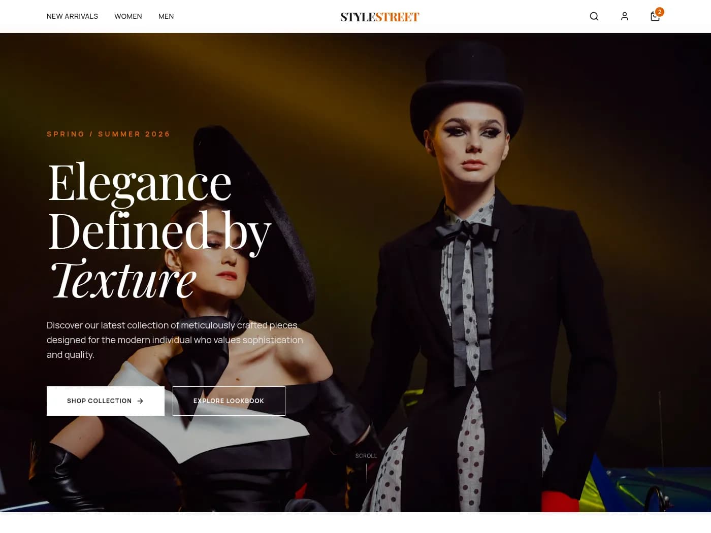 StyleStreet Landing Page