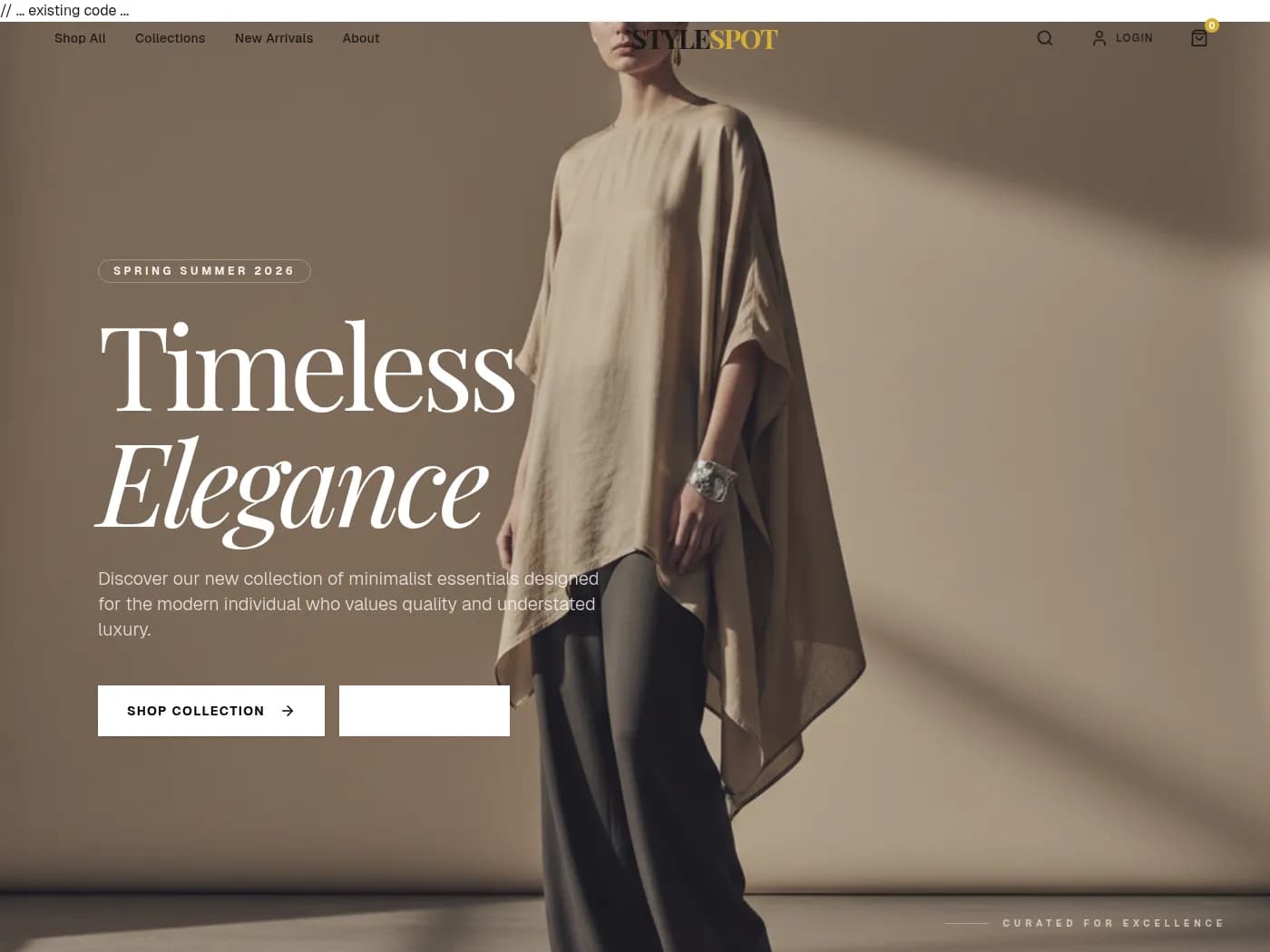 StyleSpot Web Portal
