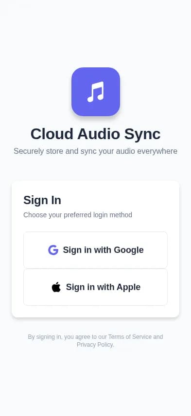 Cloud Audio Sync