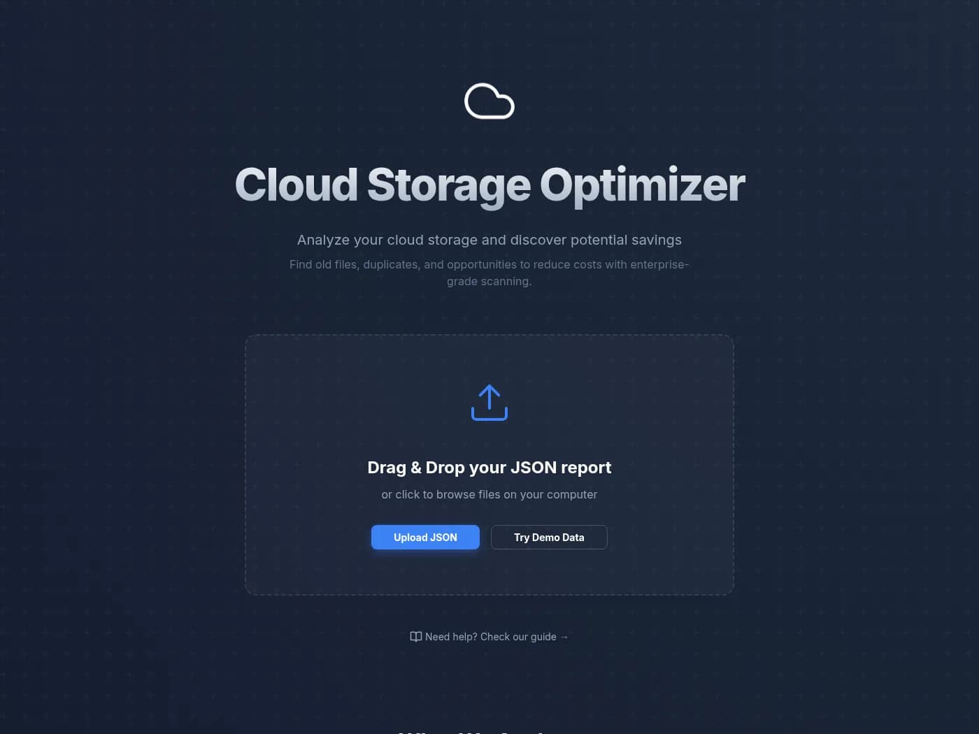 SaaS UI Overhaul for Cloud Optimizer
