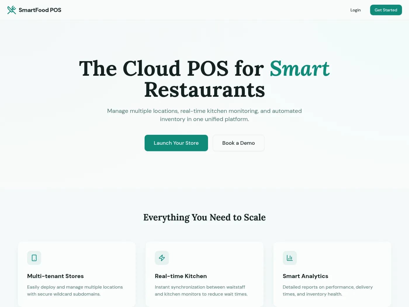SmartFood Cloud POS