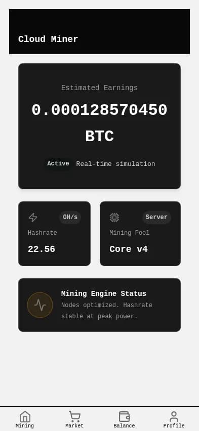 Cloud Power Miner