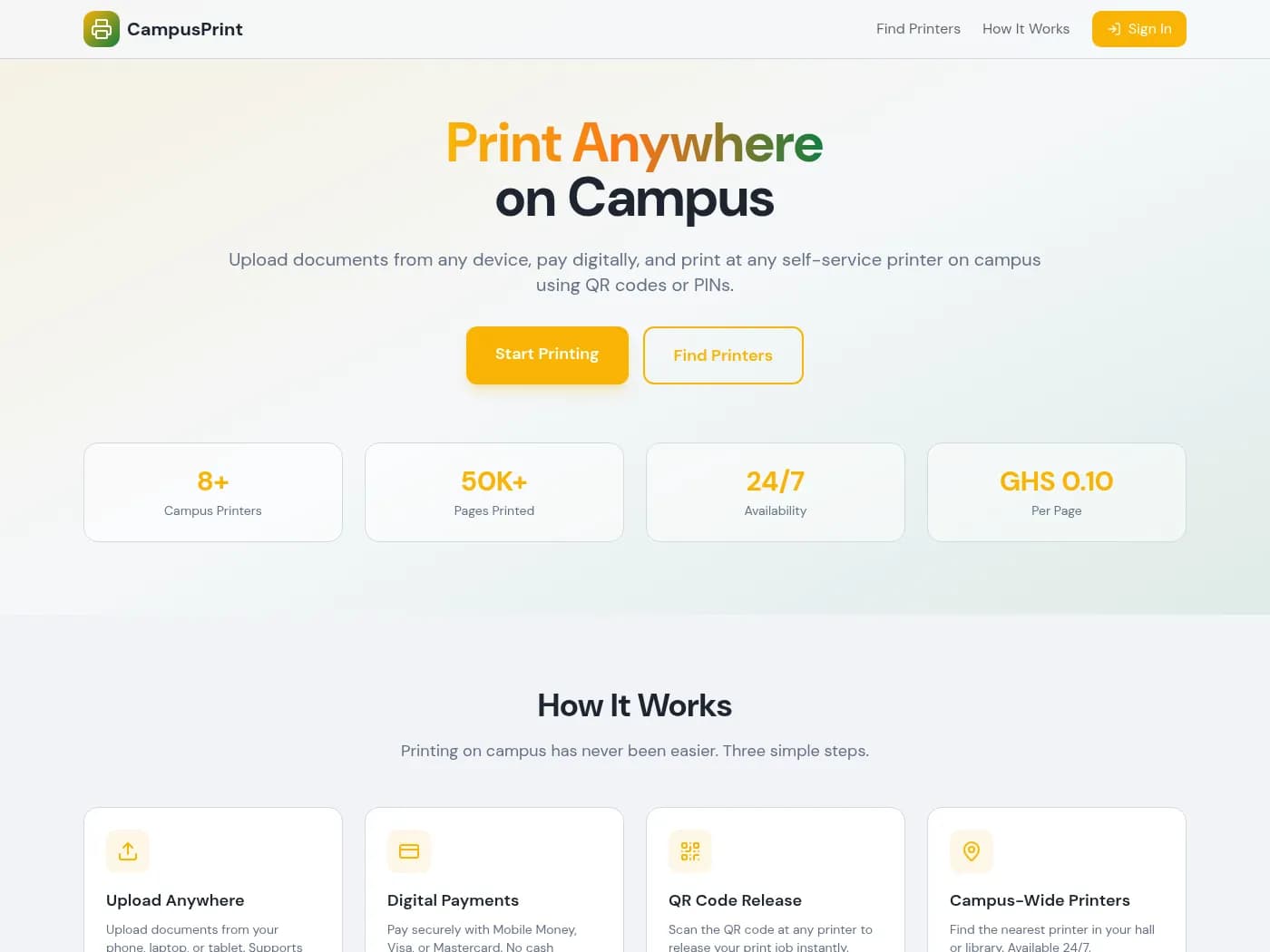Campus Cloud Print