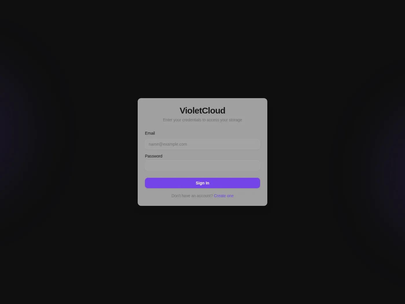 VioletCloud Storage