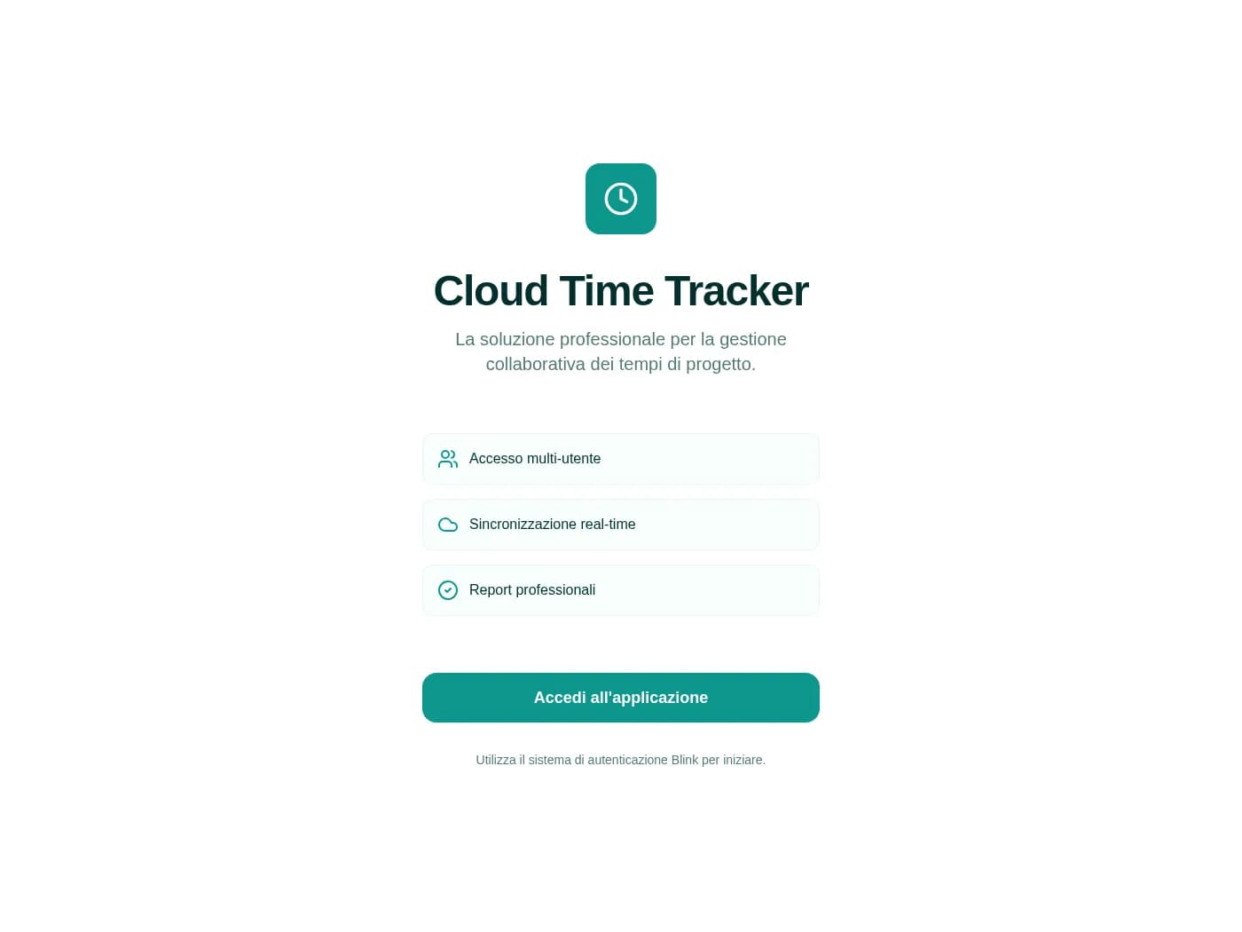 Cloud Project Time Tracker
