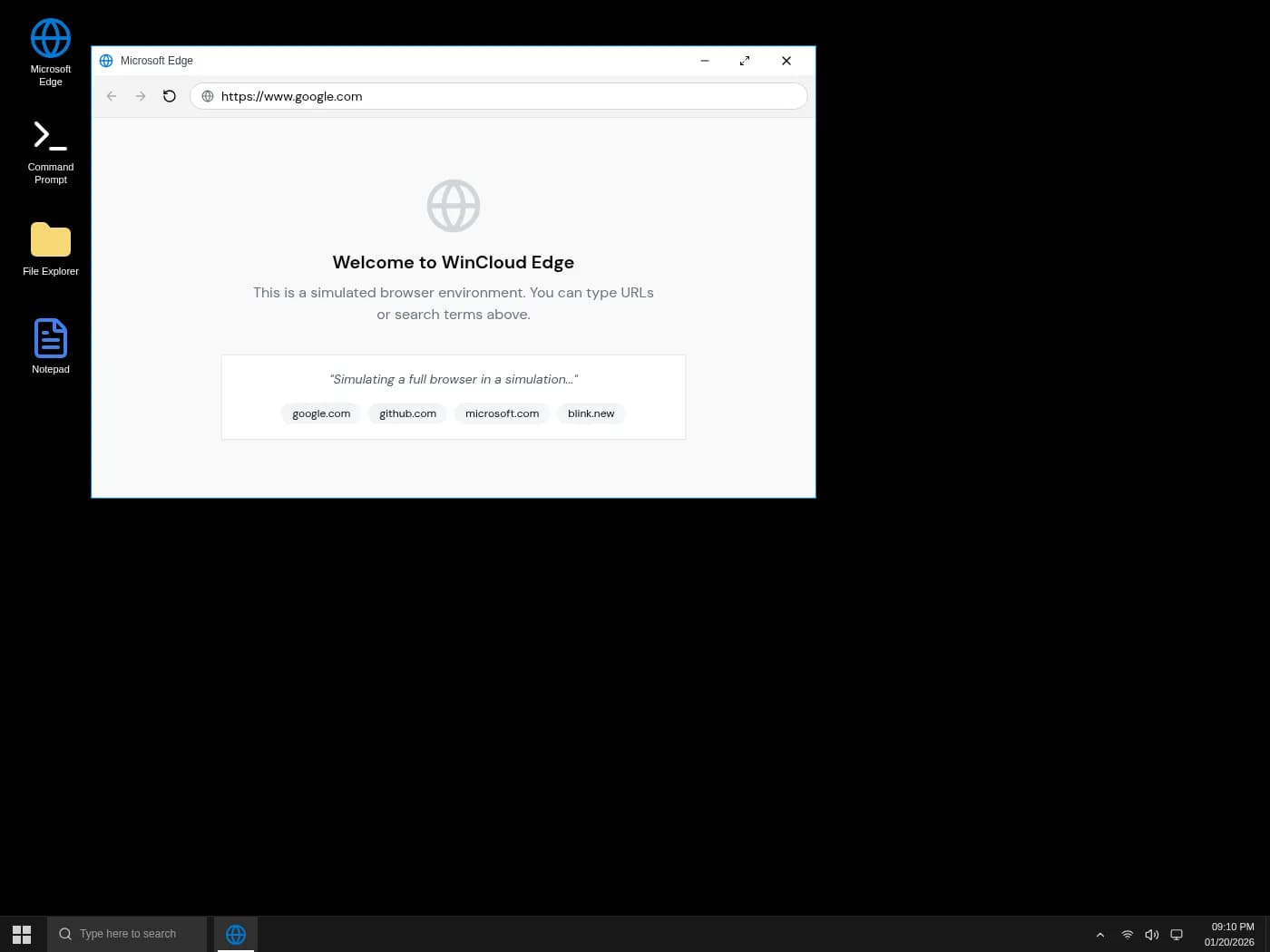 Cloud Windows VM