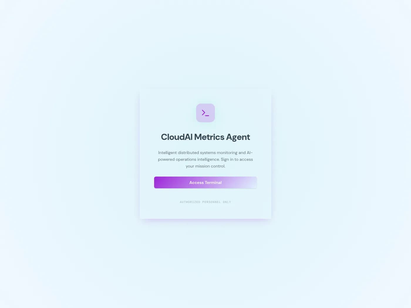 CloudAI Metrics Agent
