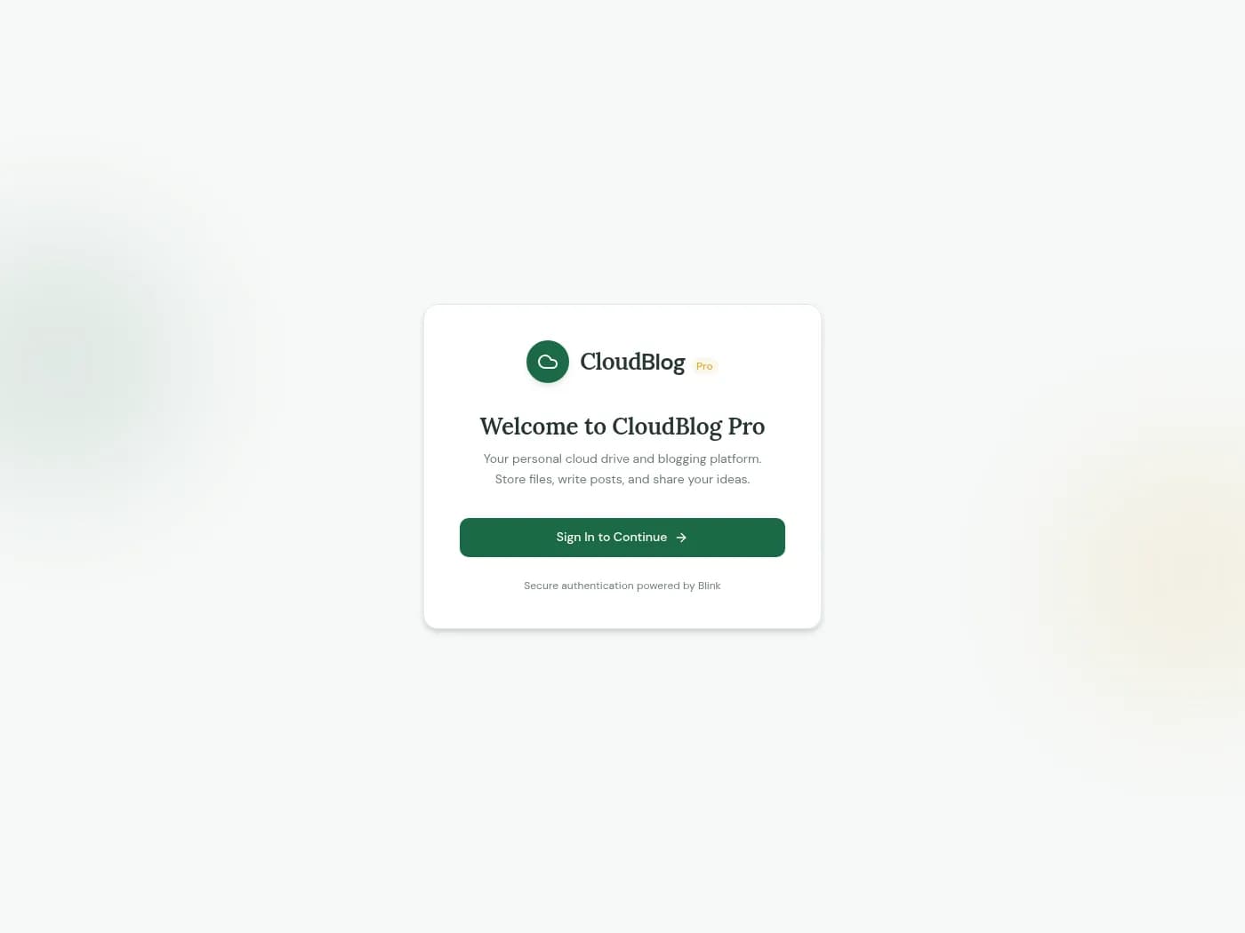 CloudBlog Pro