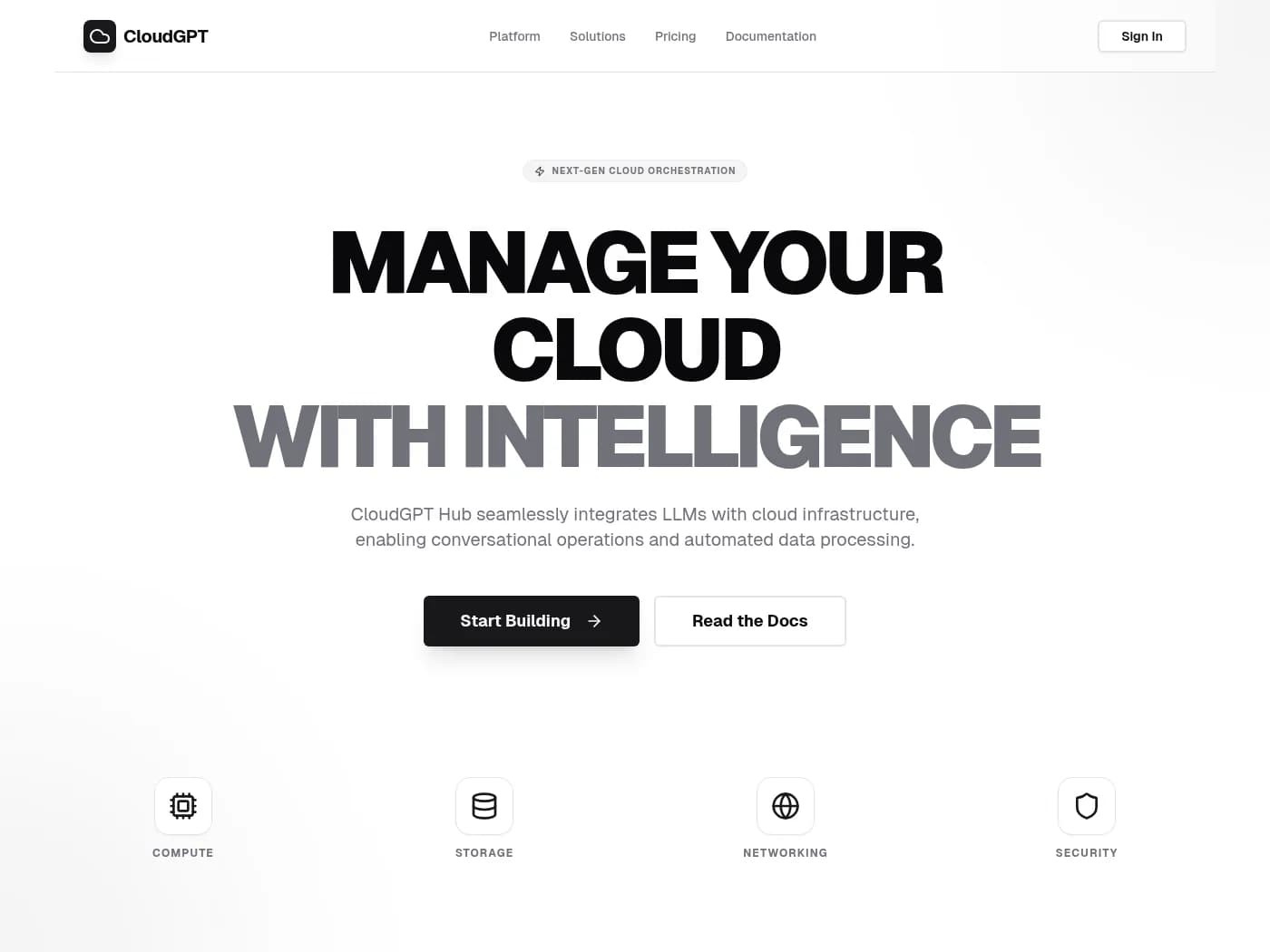 CloudGPT Hub
