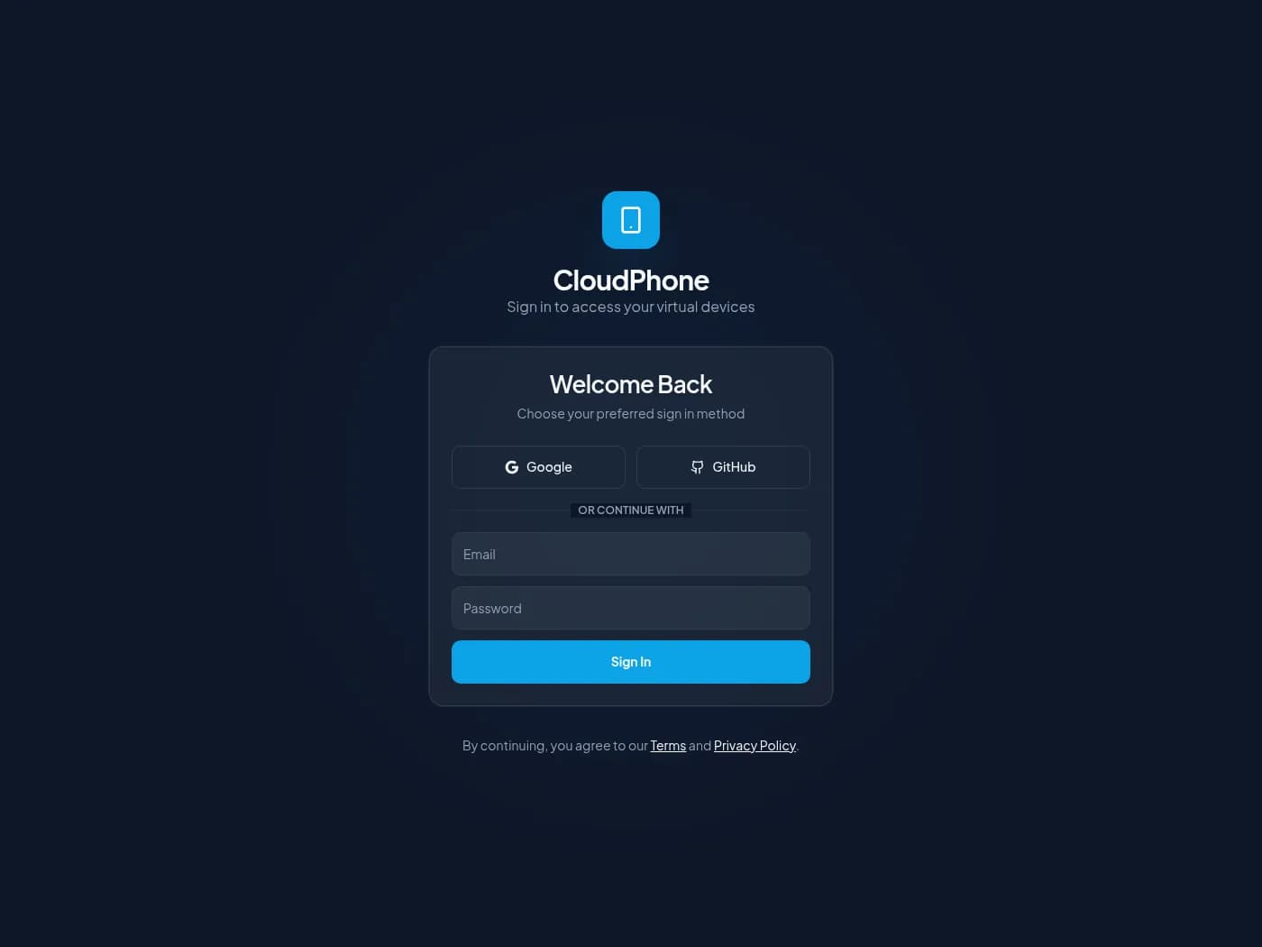CloudPhone Access App