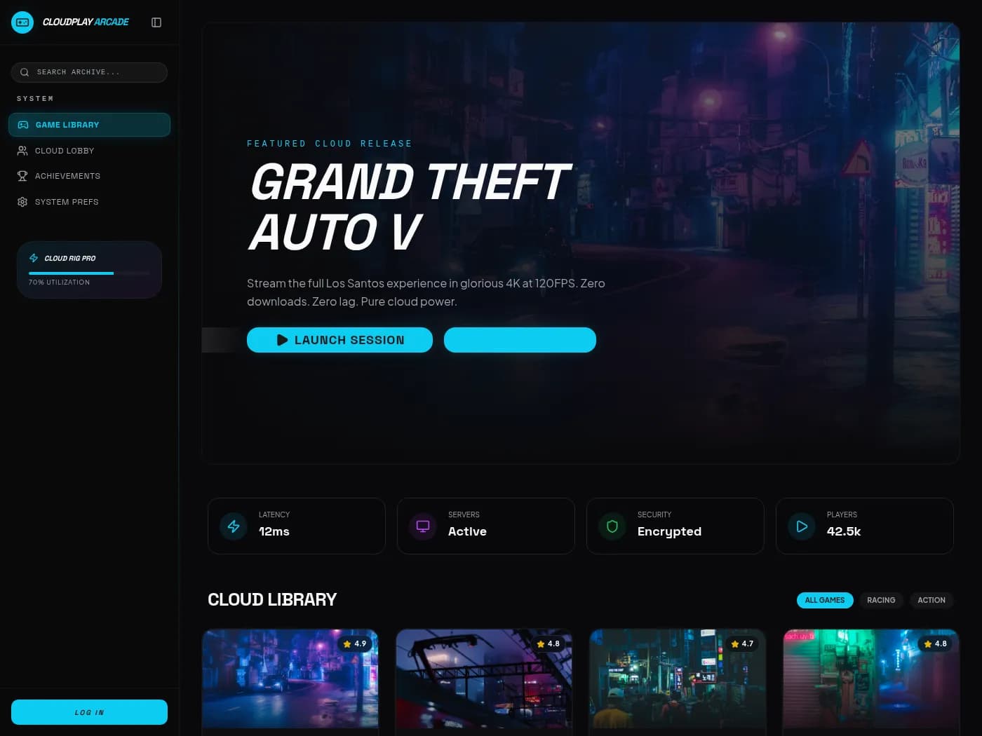 CloudPlay Arcade