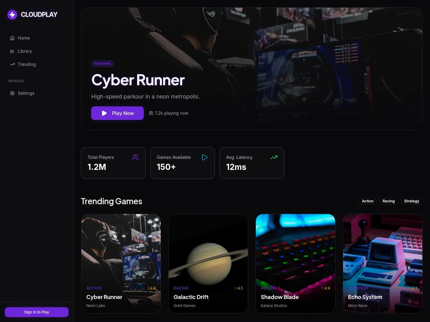 CloudPlay Platform