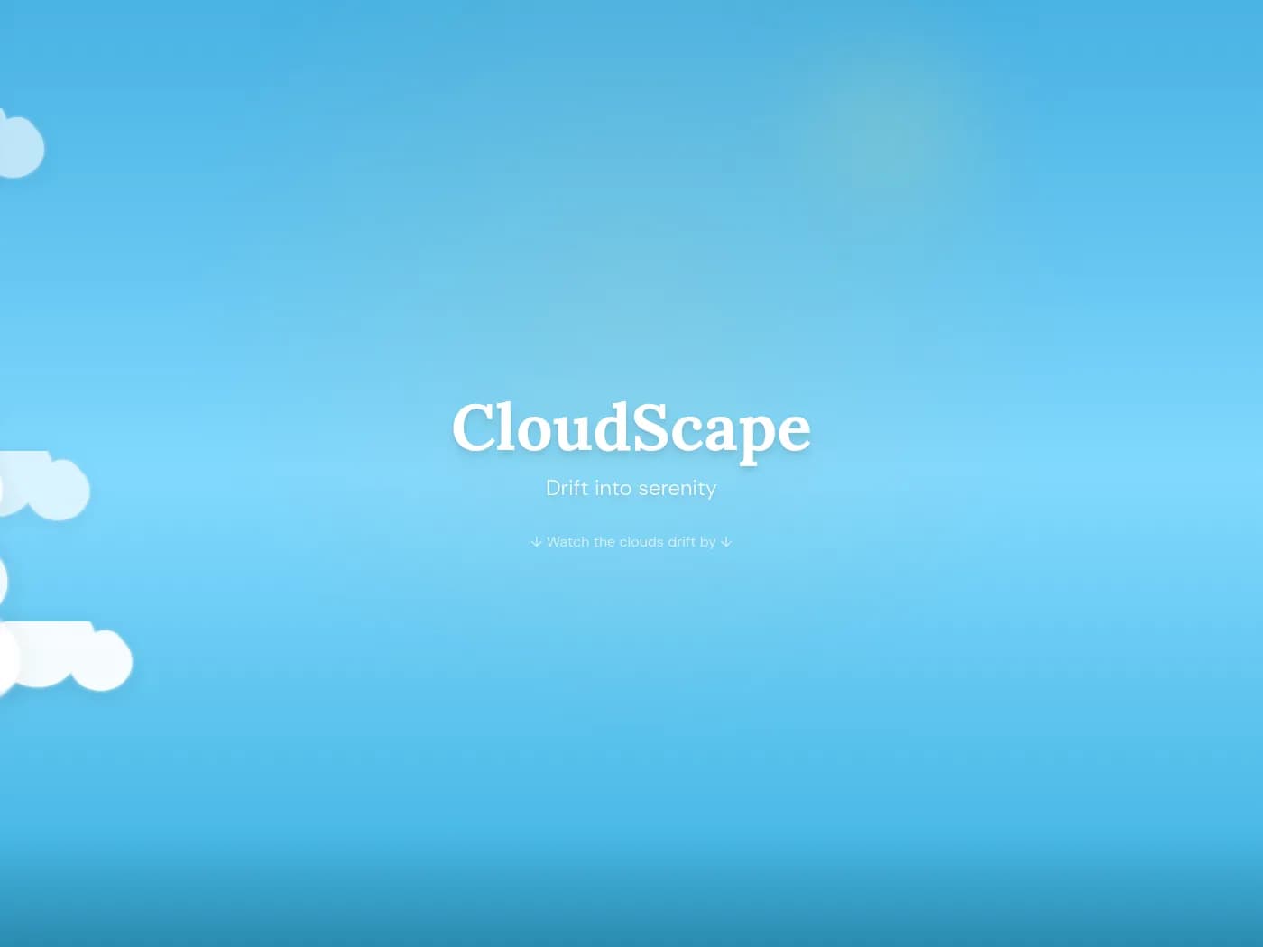 CloudScape Page