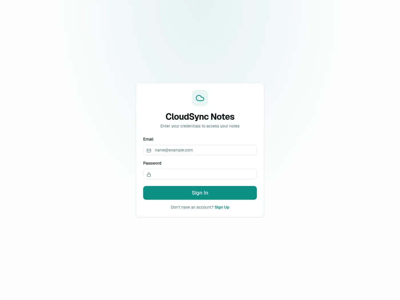 CloudSync Notes