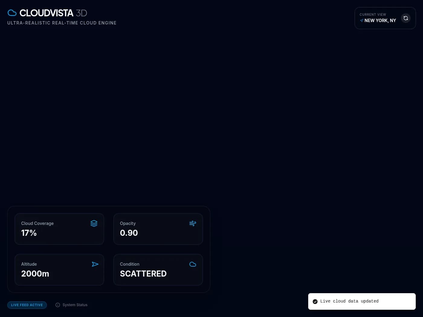 CloudVista 3D Weather