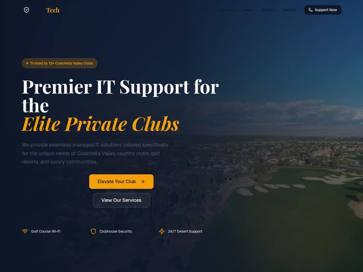 ClubTech Landing Page
