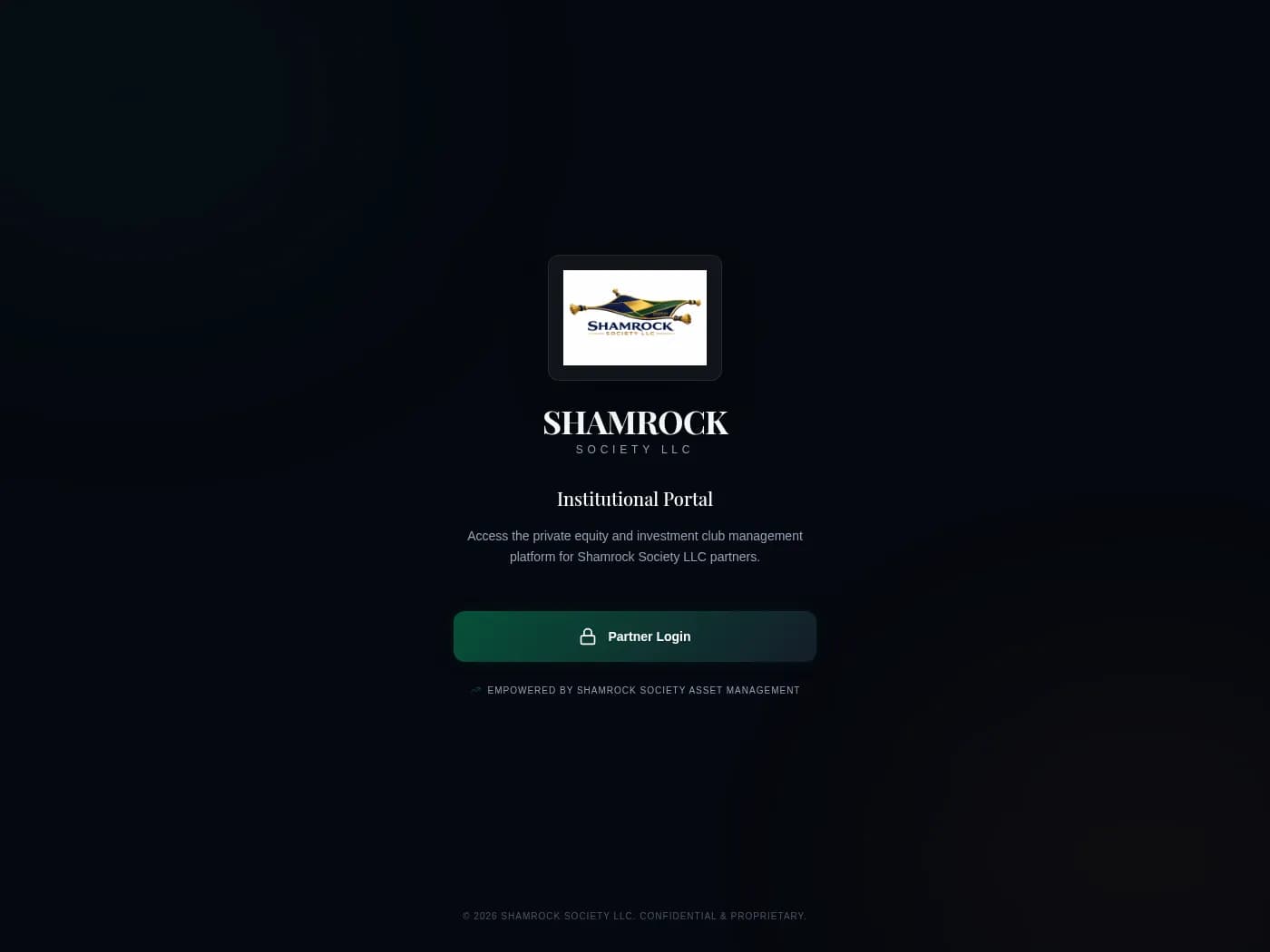Shamrock Society Member Login