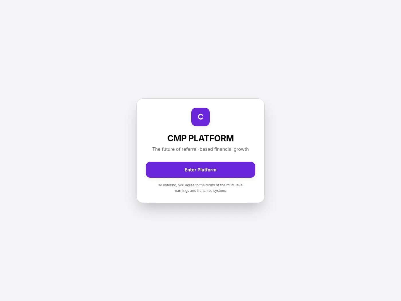 CMP Referral Platform