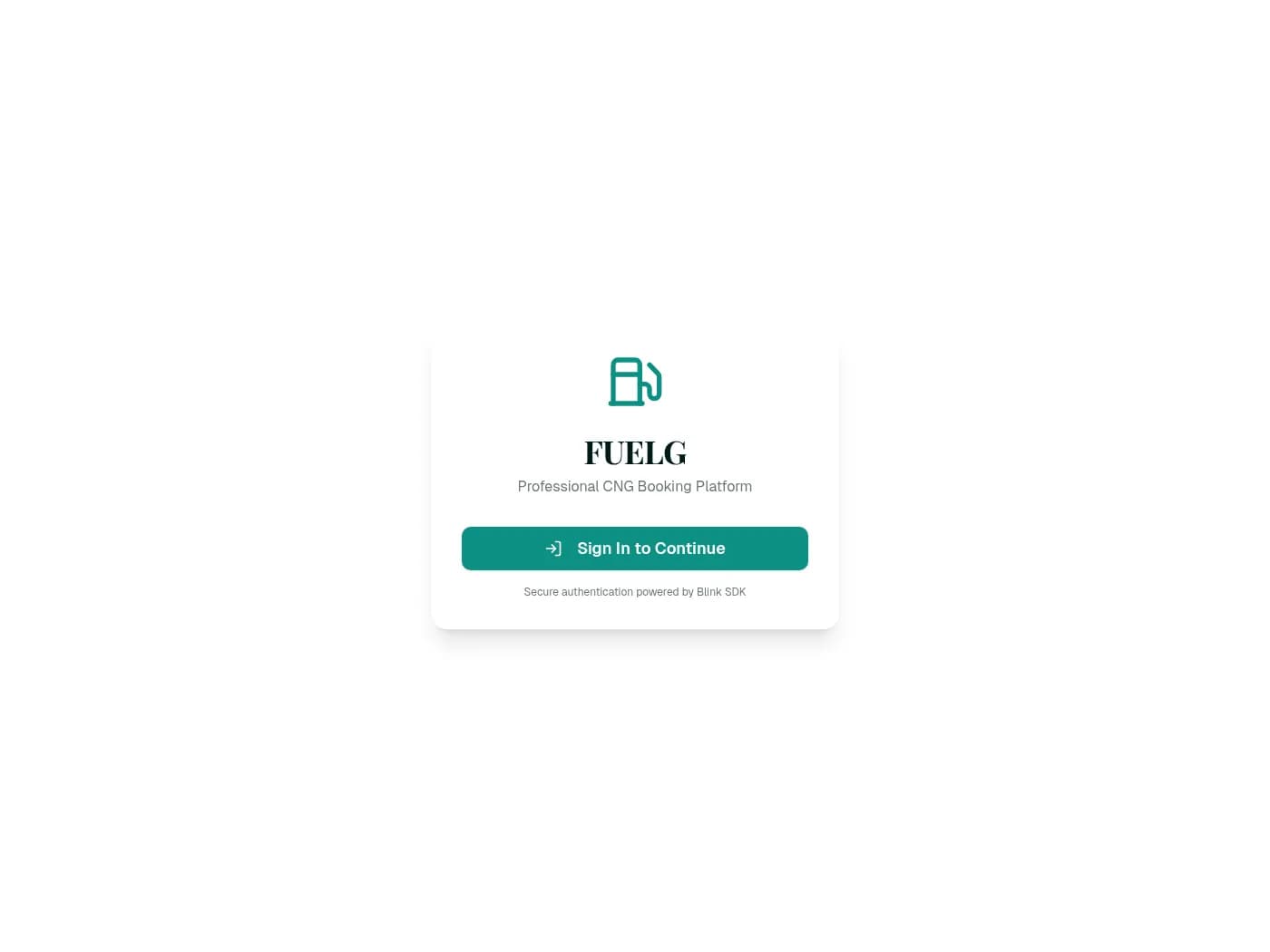 FUELG CNG Booking App