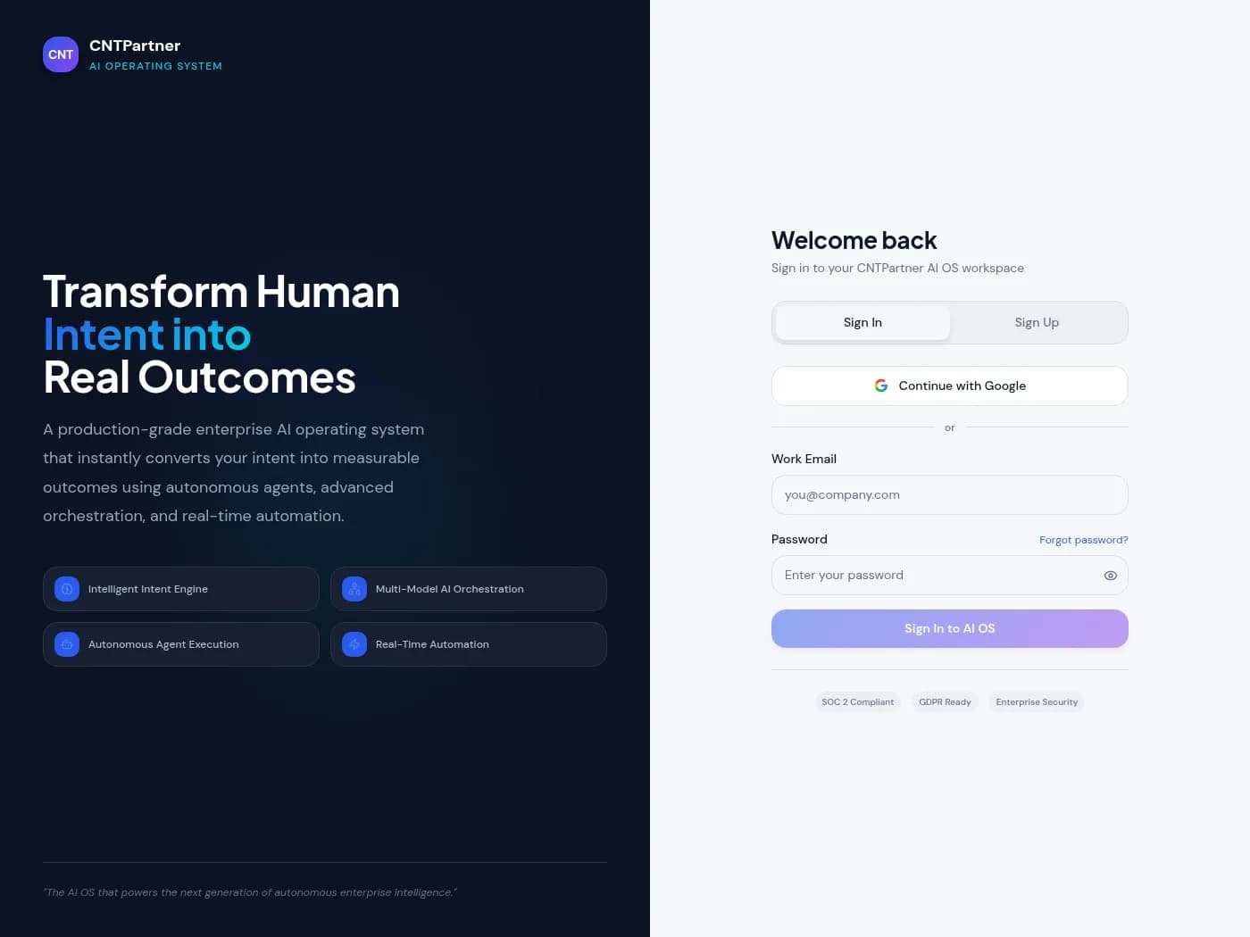 CNTPartner AI OS