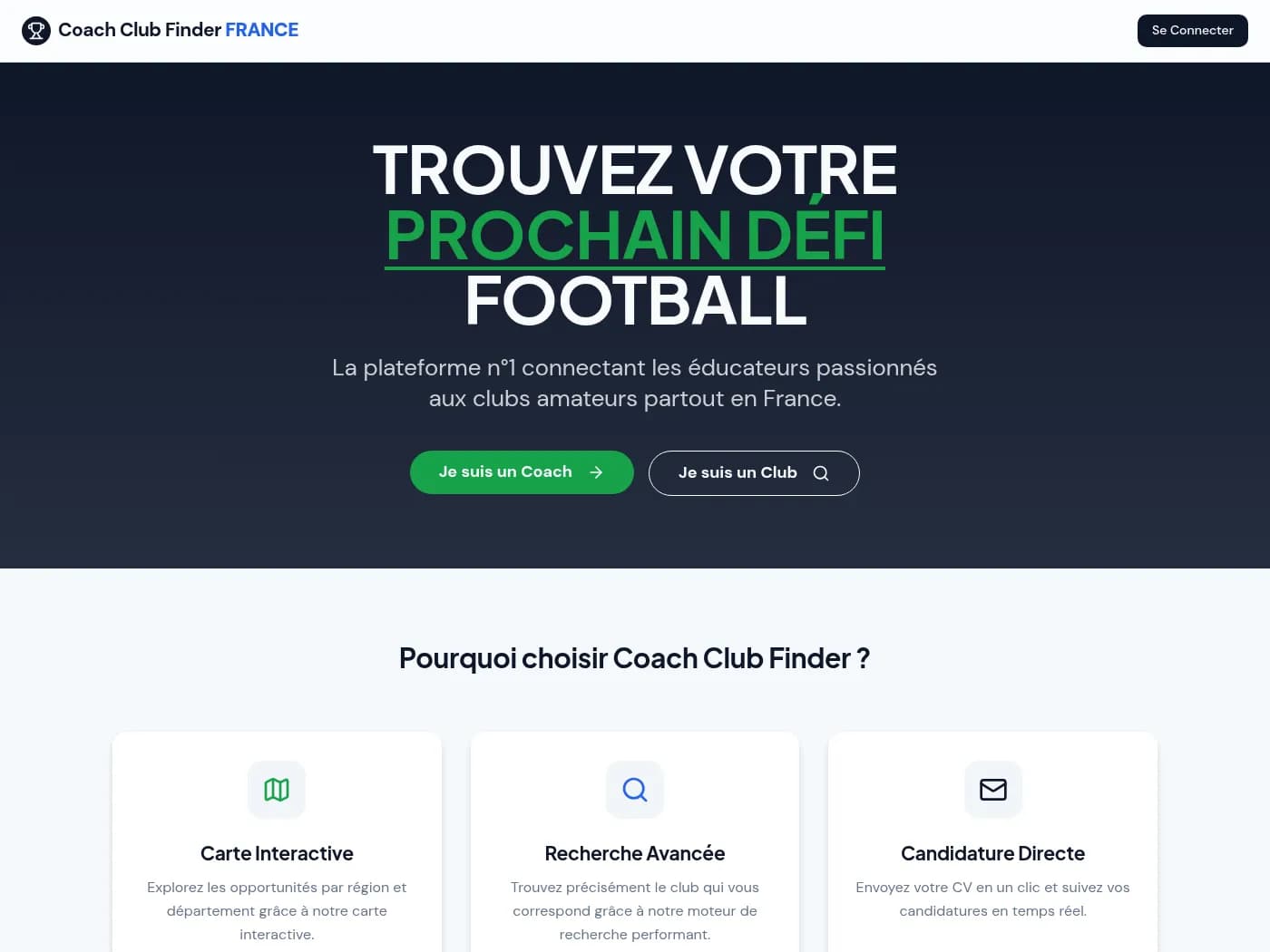 Coach Club Finder France