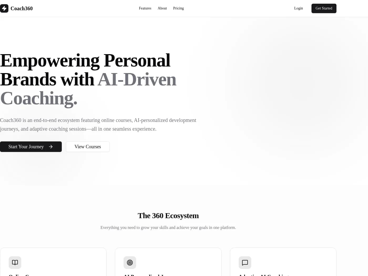 Coach360 AI Platform