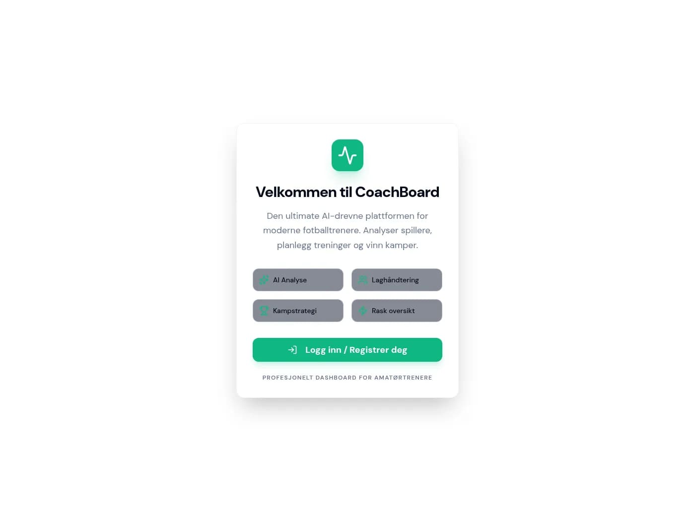 CoachBoard Dashboard