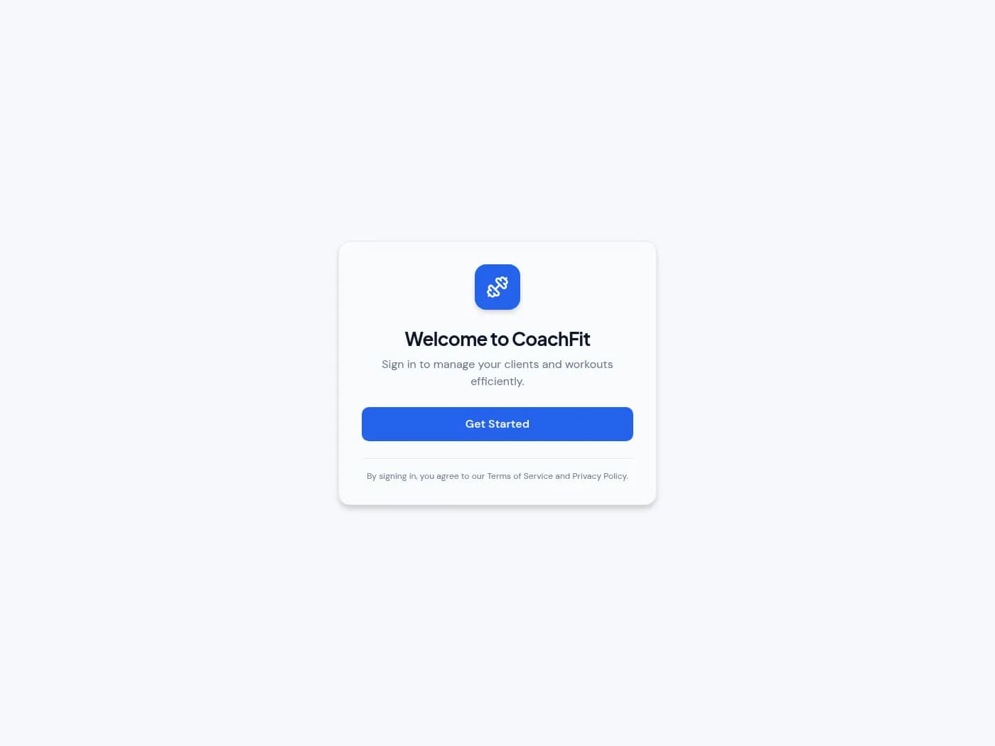 CoachFit App