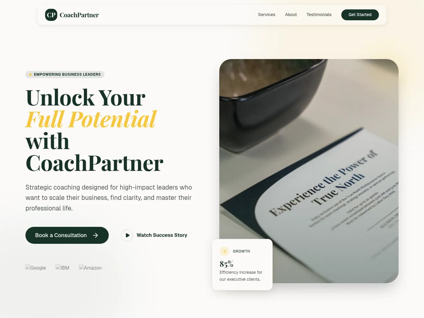 CoachPartner Business Site