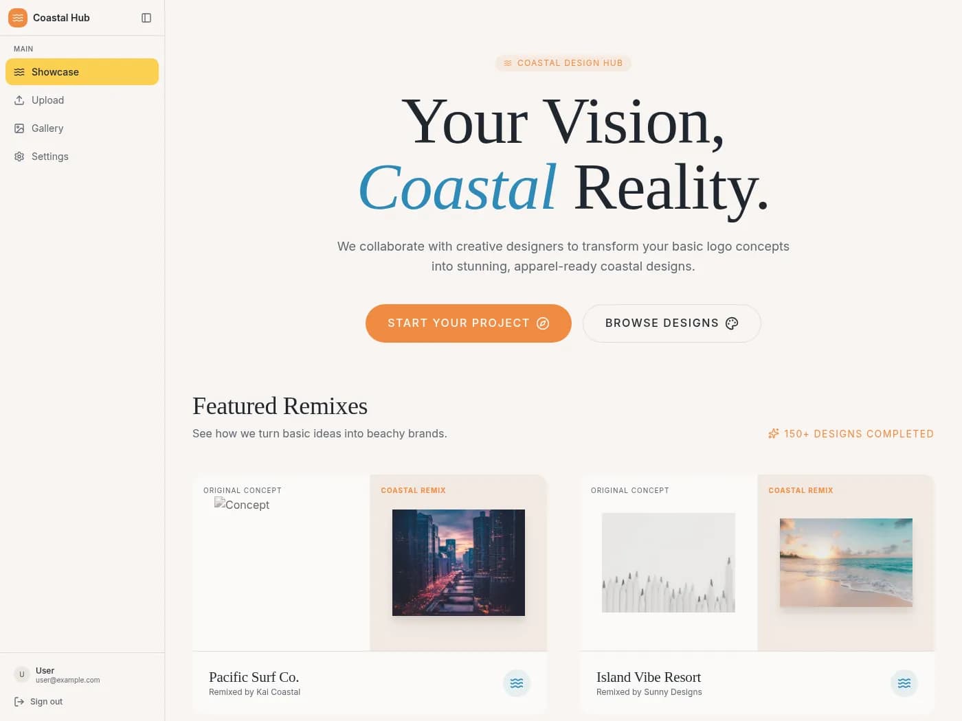 Coastal Logo Designer Hub