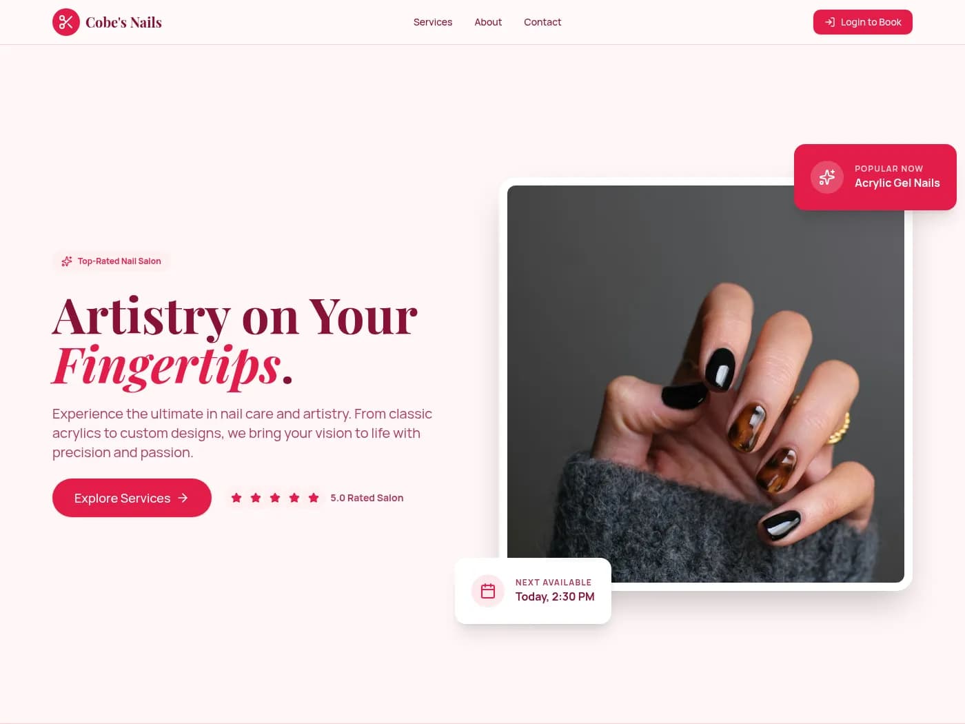 Cobe's Nails Booking Hub