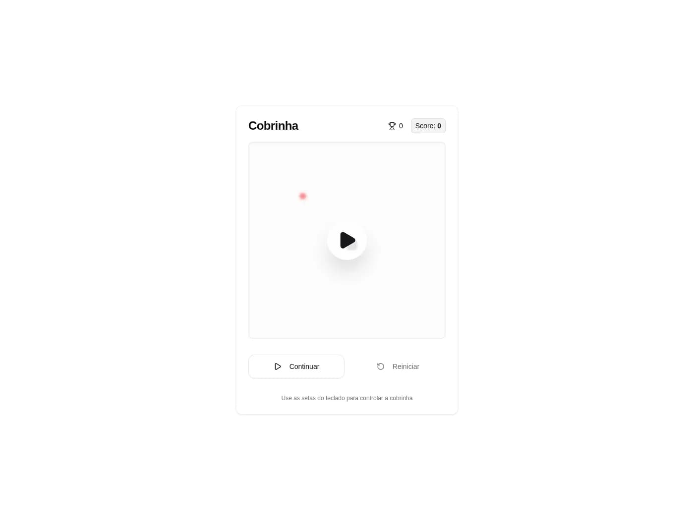 Cobrinha Game