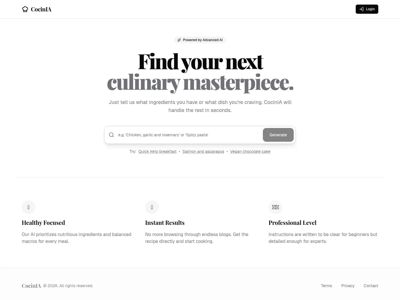CocinIA Recipe Finder