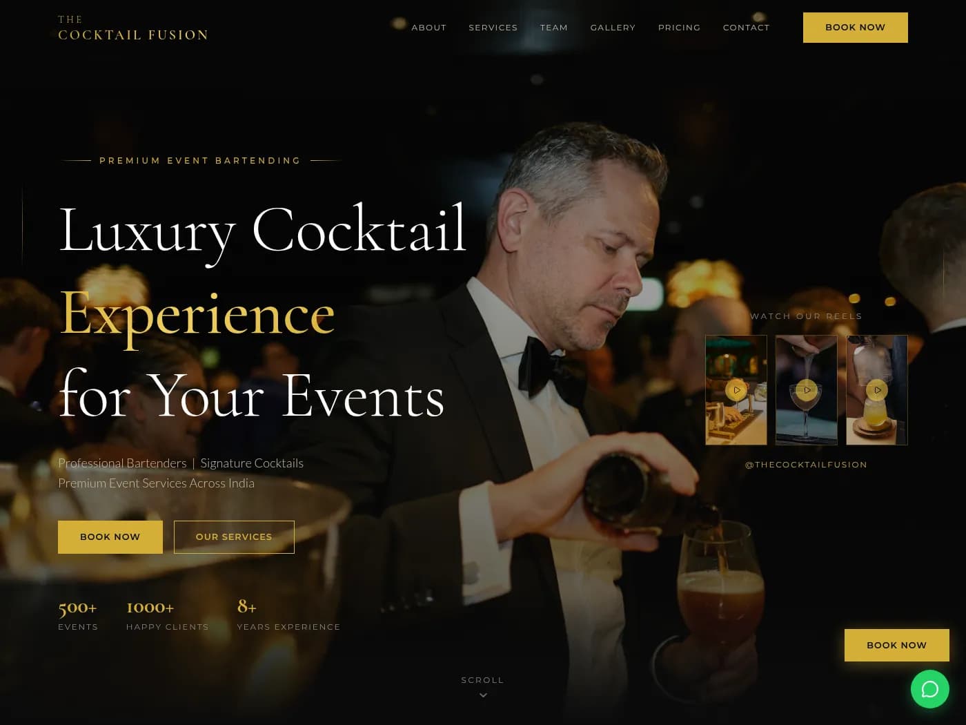 Cocktail Fusion Luxury Site