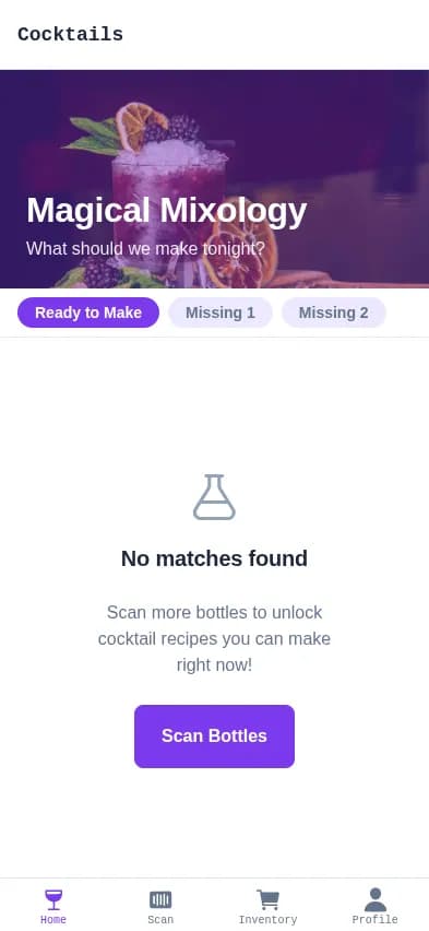 Cocktail Genie App
