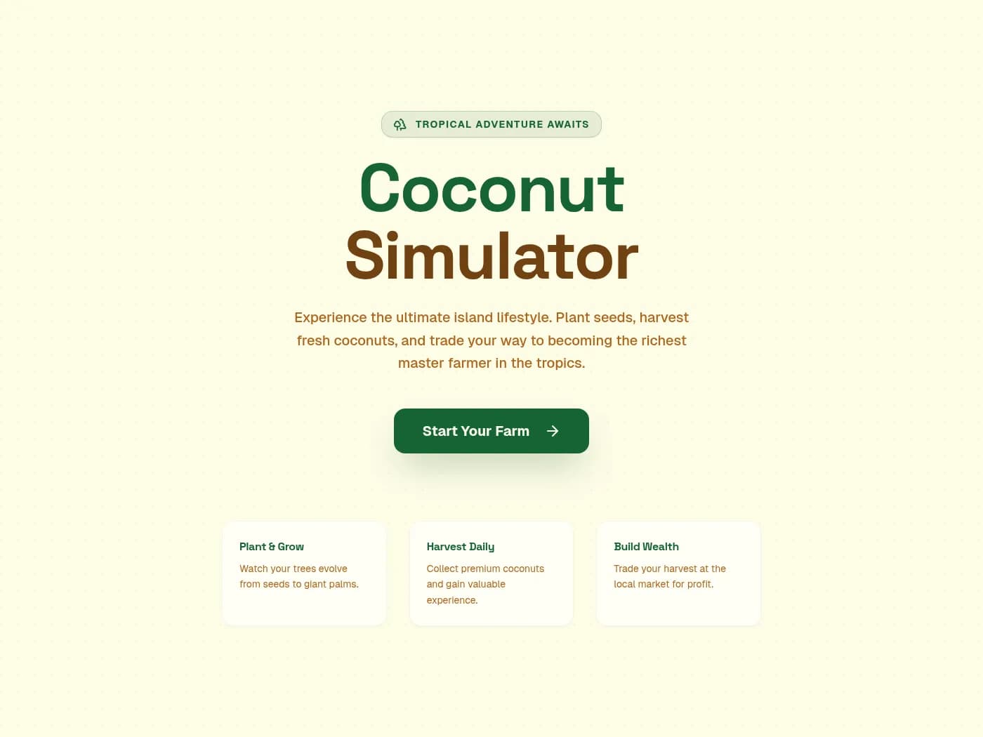 Coconut Simulator