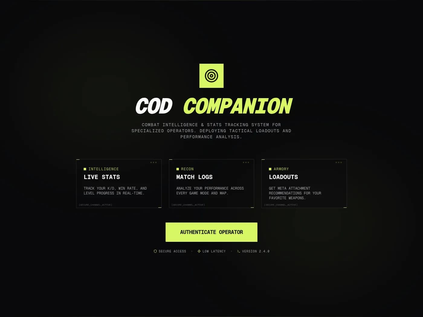 COD Companion