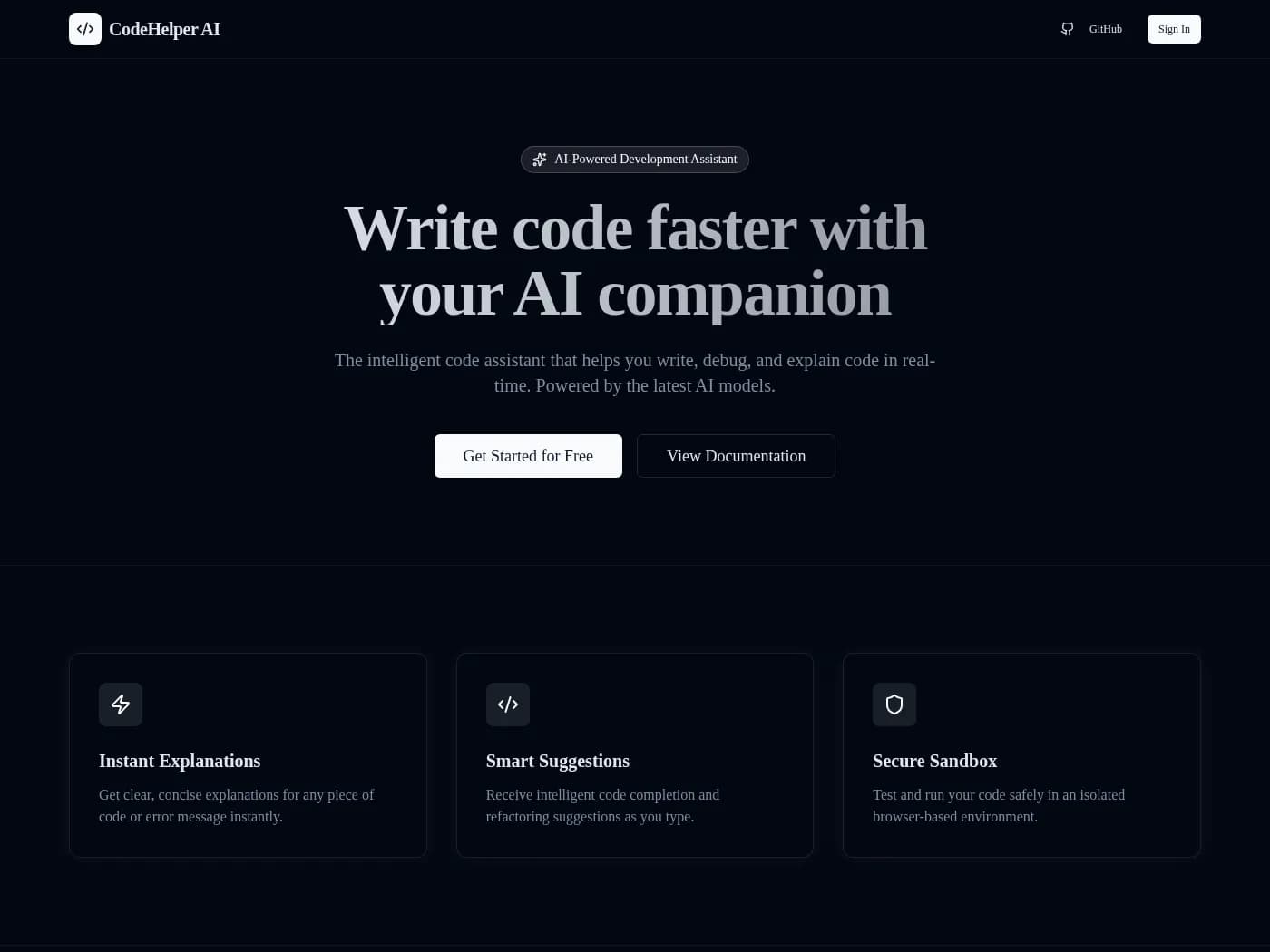 CodeHelper AI