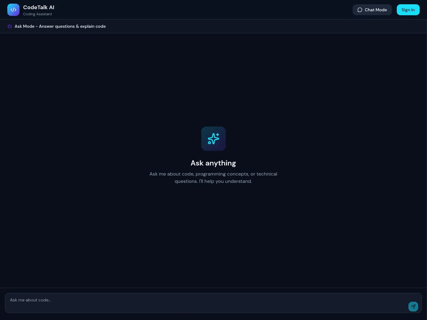 CodeTalk AI Hub