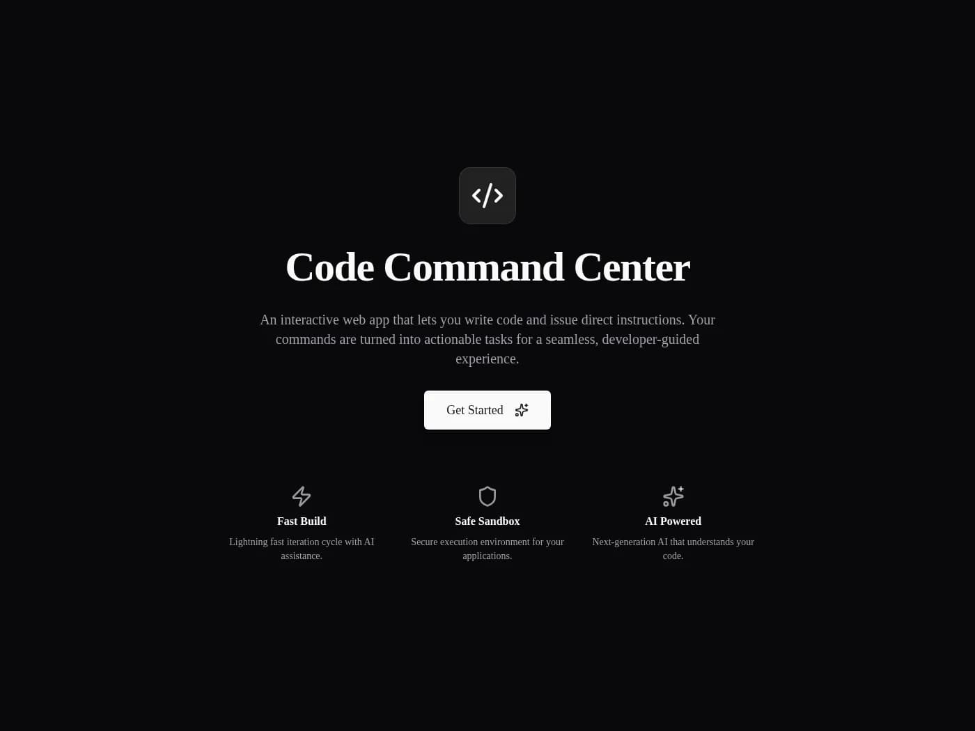 Code Command Center