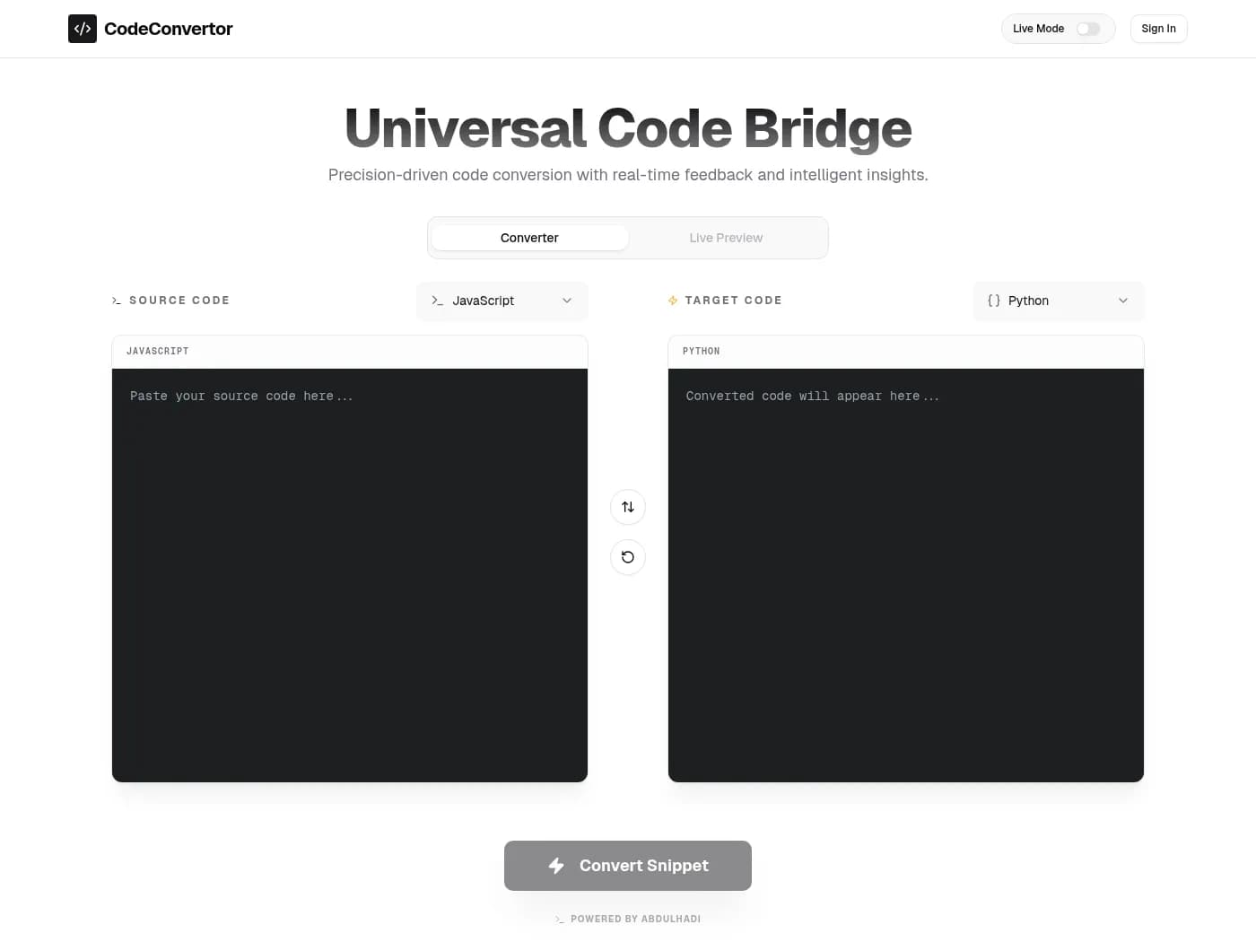 CodeConvertor