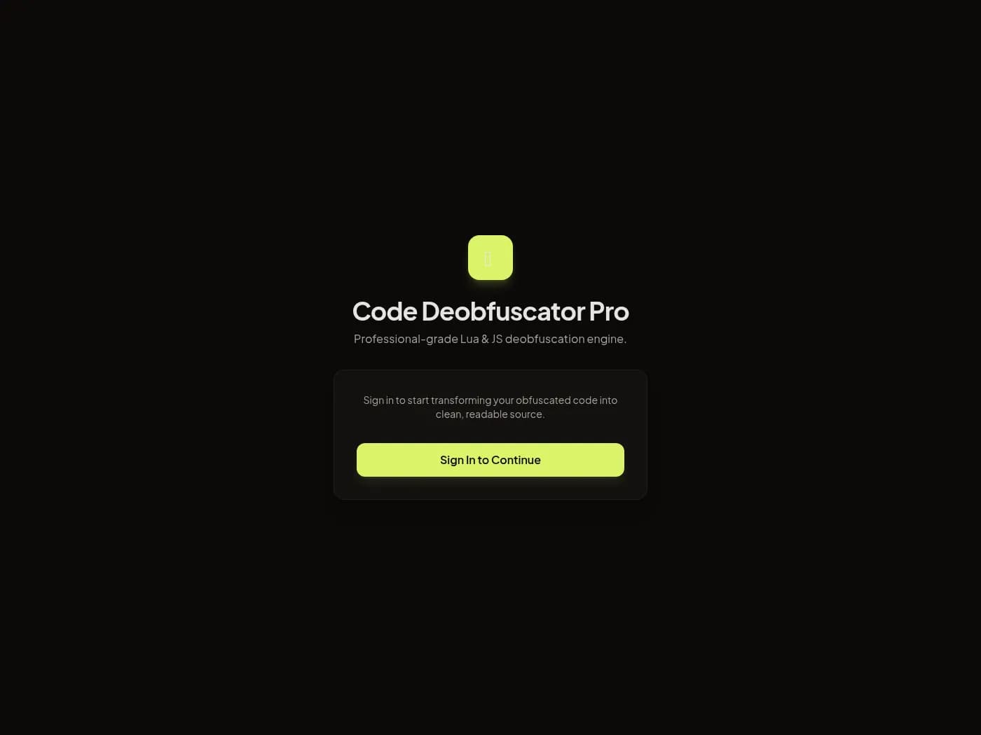 Code Deobfuscator Pro
