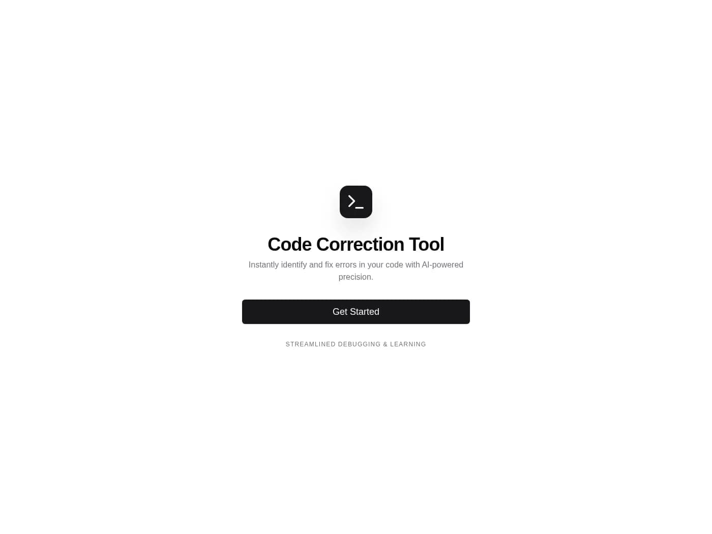 Code Correction Tool