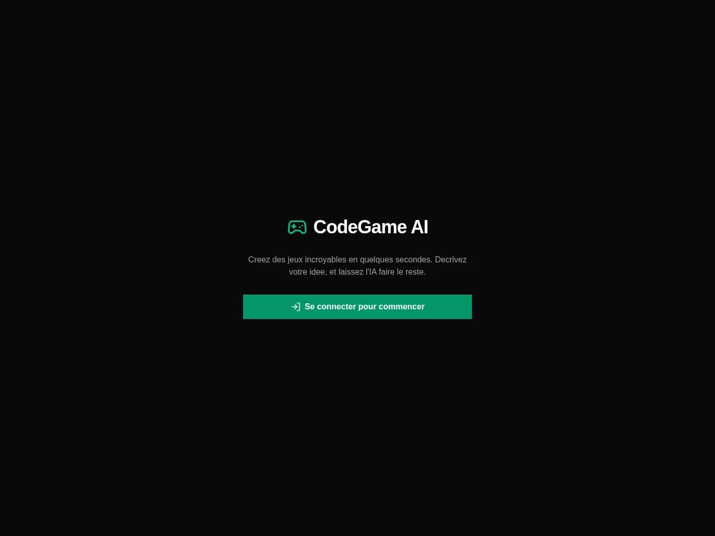 Code Game AI Creator
