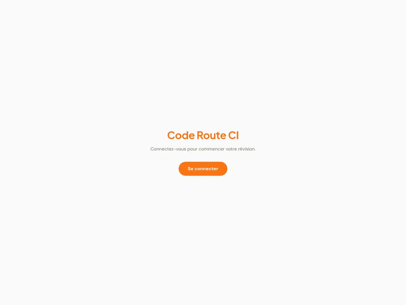 Code Route Révision CI