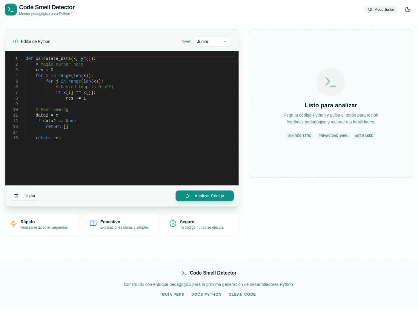 Code Smell Detector
